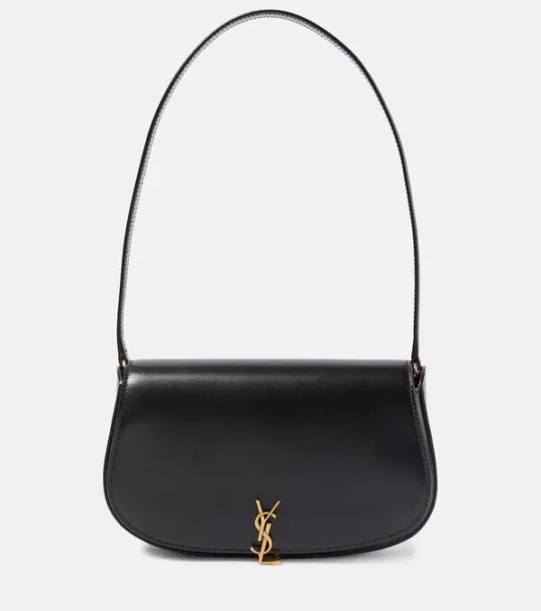 Saint Laurent Voltaire Mini Leather Shoulder Bag - Black