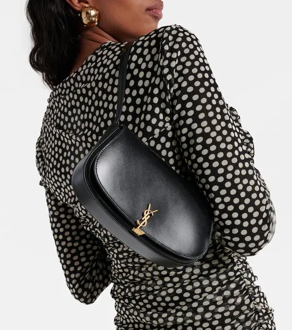 Saint Laurent Voltaire Shoulder Bag - Black