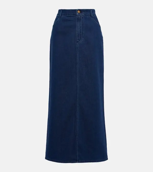Tove Sera Denim Midi Skirt