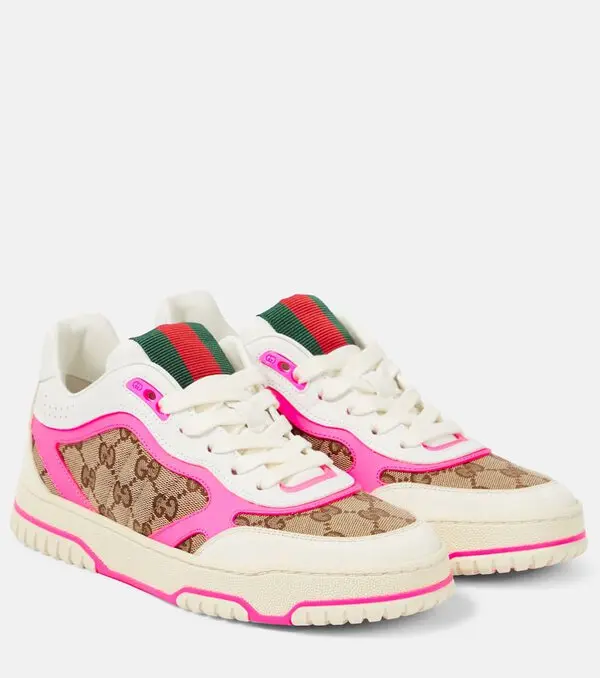 Gucci Re-web Leather Sneakers