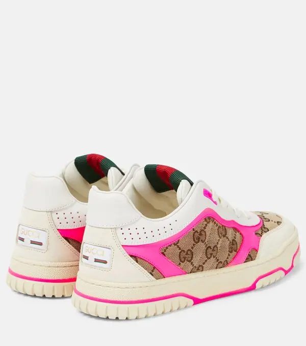 Gucci Re-web Leather Sneakers
