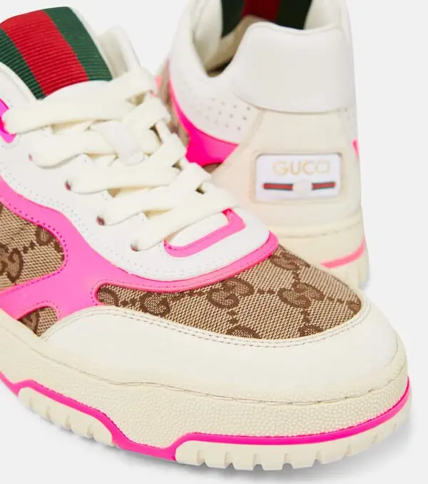 Gucci Re-web Leather Sneakers