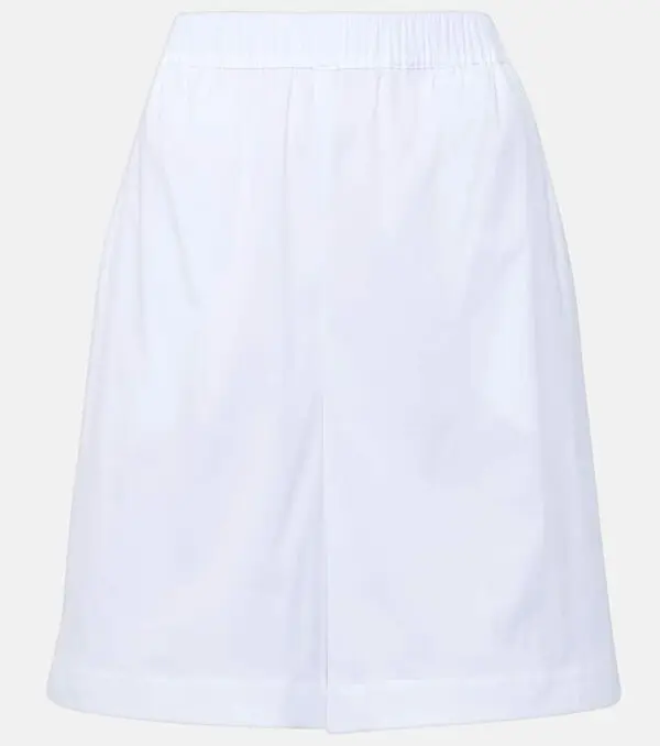 Max Mara Oliveto Cotton-blend Shorts - White