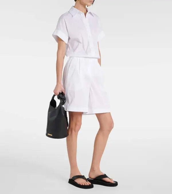 Max Mara Oliveto Cotton-blend Shorts
