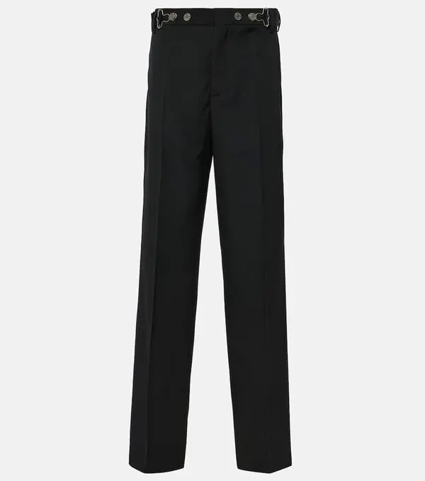 JEAN PAUL GAULTIER Wool Straight Trousers