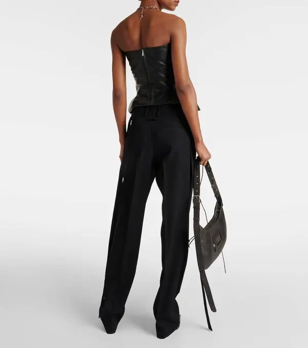 JEAN PAUL GAULTIER Wool Straight Trousers