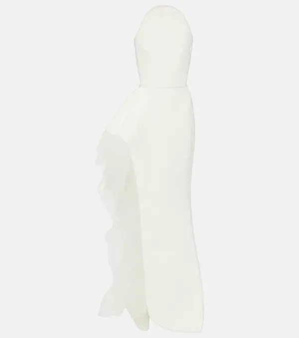 Maticevski Bridal Epitome Tulle-trimmed Gown