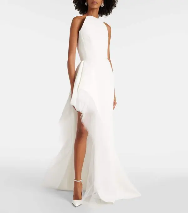 Maticevski Bridal Epitome Tulle-trimmed Gown