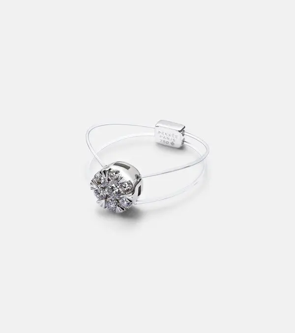 PERSEE Persée Floating Diamond Ring - Metallic