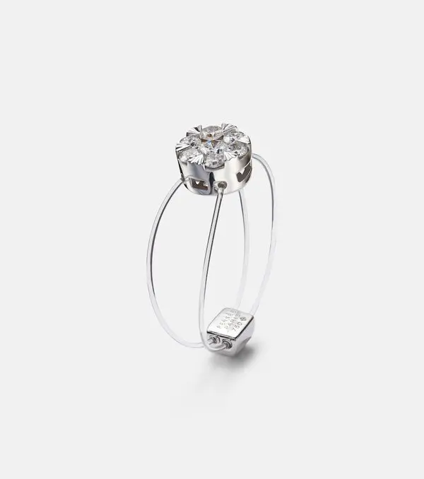 PERSEE Persée Floating Diamond Ring - Metallic