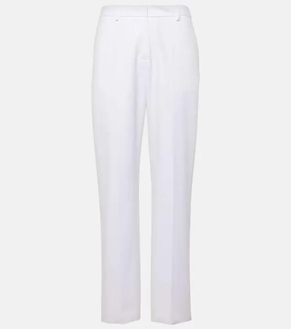 Valentino Garavani Low-rise Slim Fit Cotton Pants