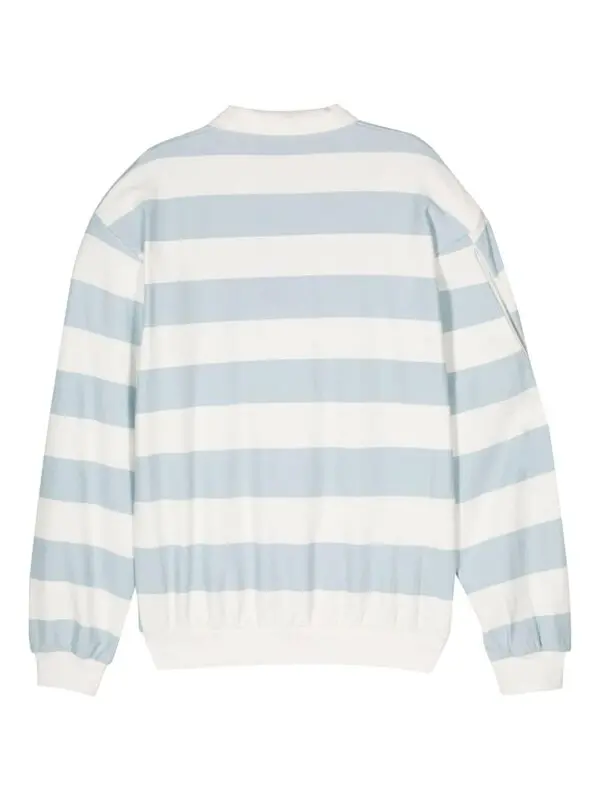Gcds Striped Jersey Polo Shirt