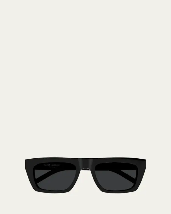 Saint Laurent Rectangle Sunglasses - Black