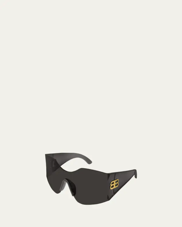 Balenciaga Bb Logo Shield Sunglasses
