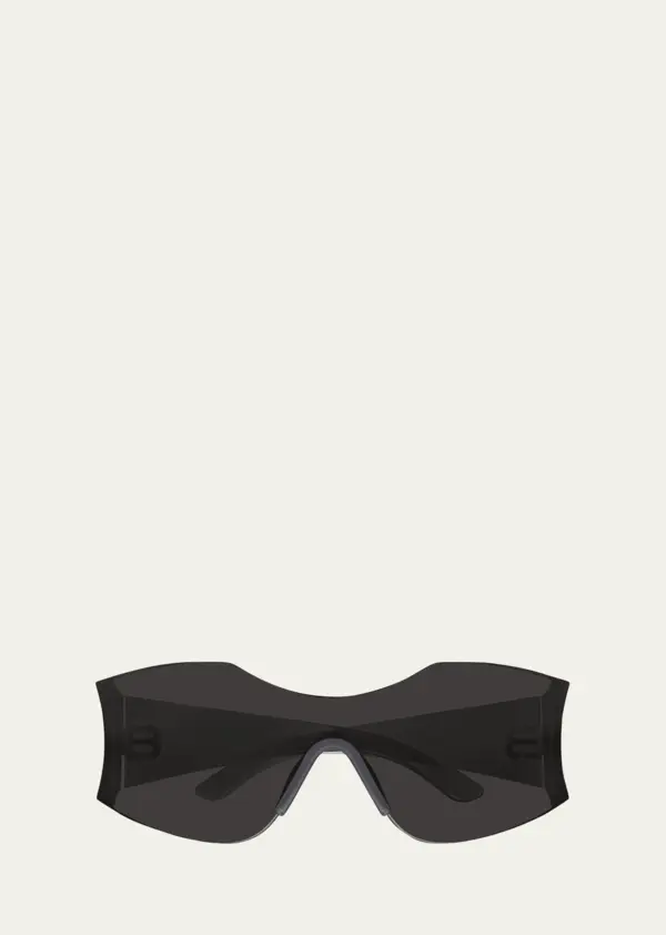 Balenciaga Bb Logo Shield Sunglasses