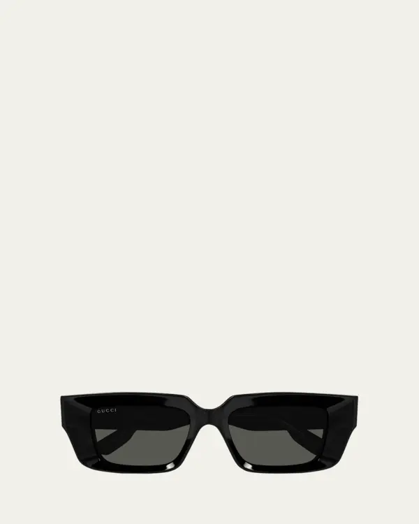 Gucci Rectangle Sunglasses - Black