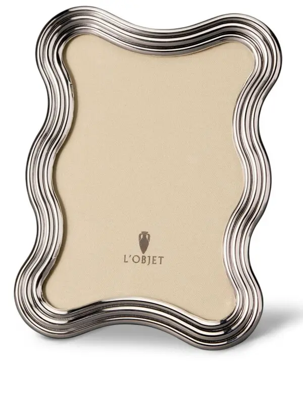 L'Objet Ripple Picture Frame - Silver