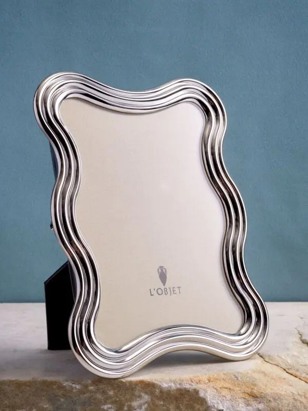 L'Objet Ripple Picture Frame - Silver