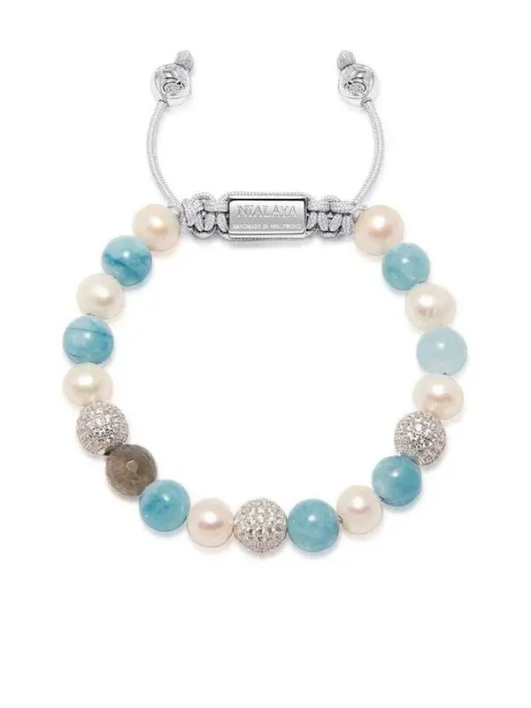NIALAYA JEWELRY Beaded Bracelet - White