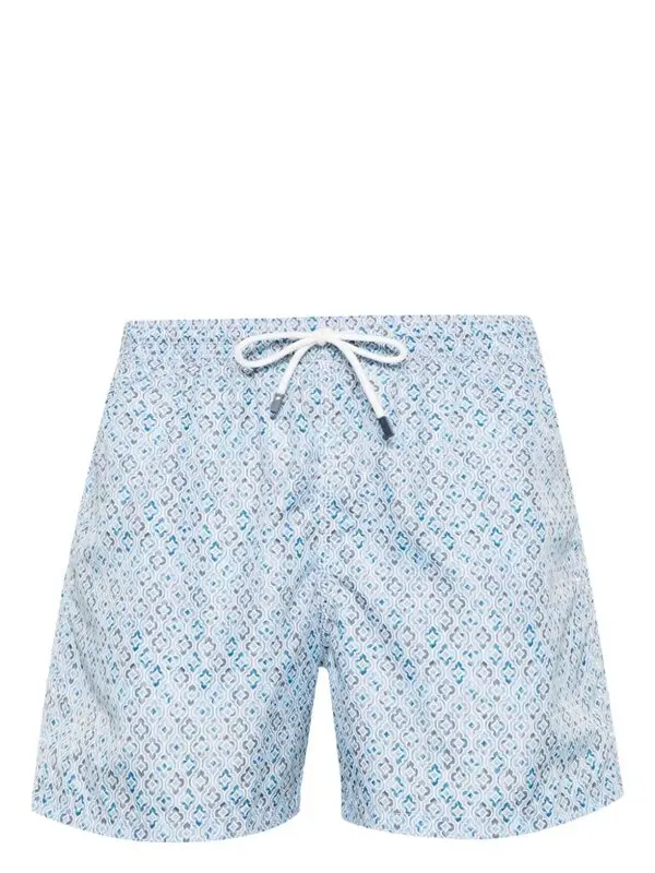 Fedeli Madeira Swim Shorts - Blue