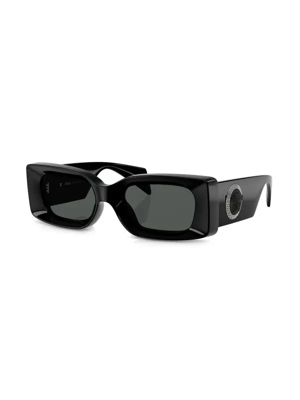 Versace Medusa Plaque Rectangular Sunglasses