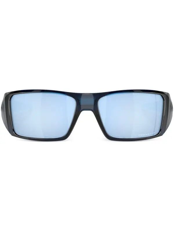 Oakley Heliostat Rectangle-frame Sunglasses - Blue
