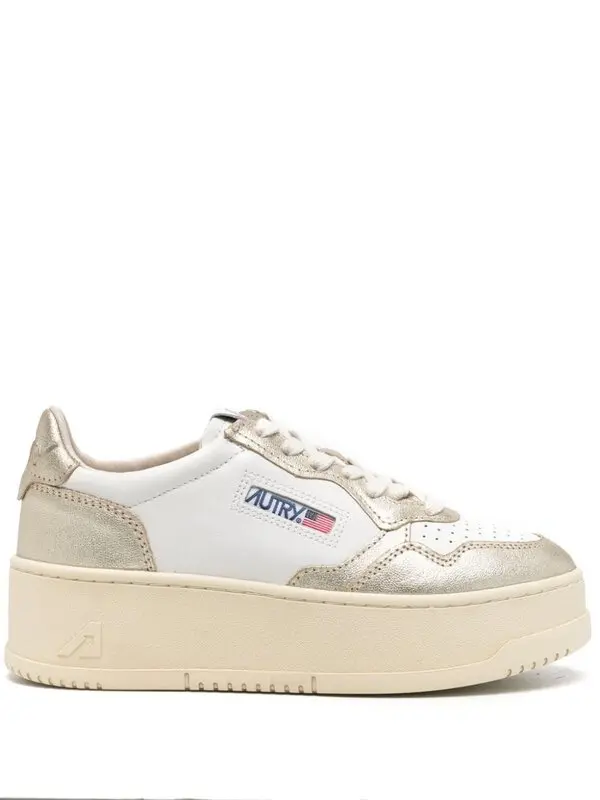 AUTRY Medalist Platform Sneakers - White