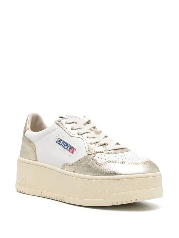AUTRY Medalist Platform Sneakers - White