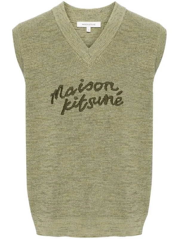 Maison Kitsuné Logo-embroidered Vest