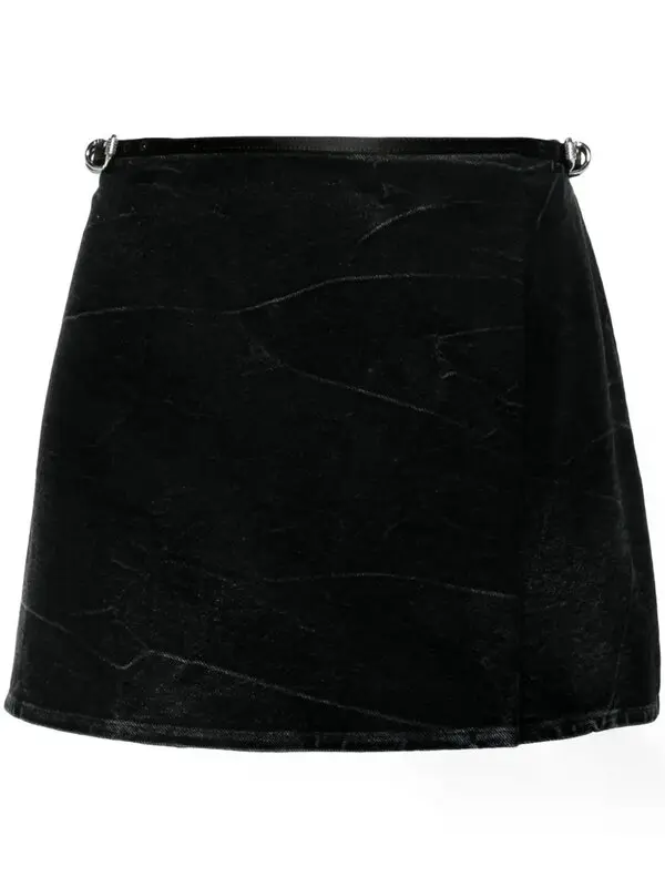 Givenchy Voyou Denim Mini Skirt