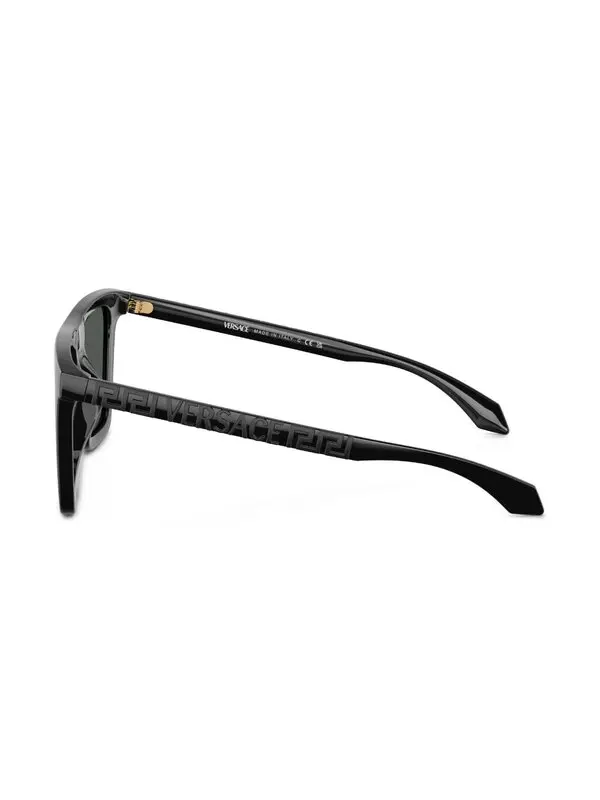 Versace Greca Square-frame Sunglasses - Black