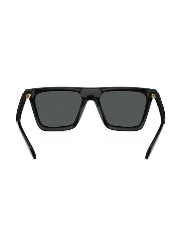 Versace Greca Square-frame Sunglasses - Black