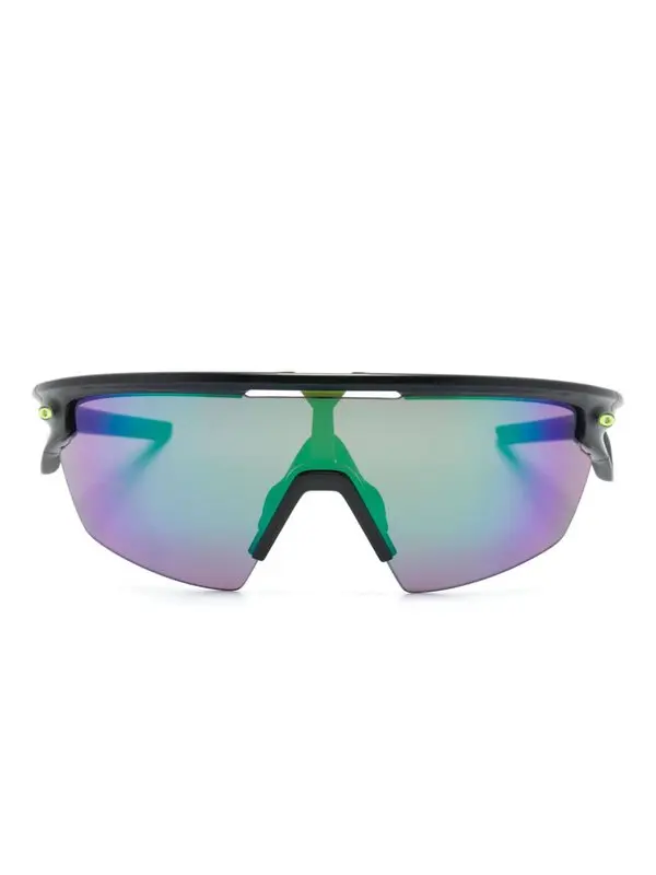 Oakley Sphaera Shield-frame Sunglasses - Black