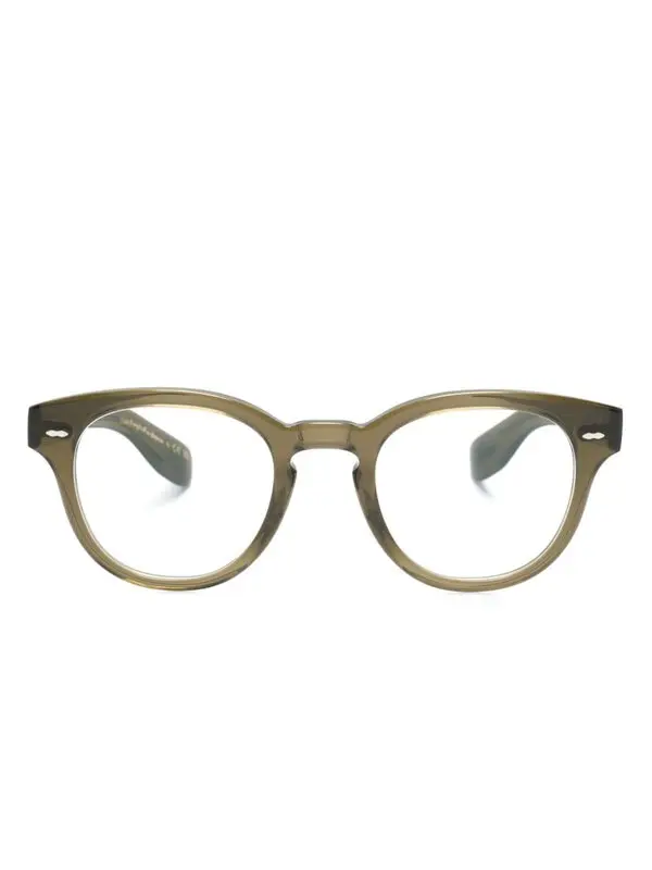Oliver Spencer Cary Grant Round-frame Eyeglasses - Brown