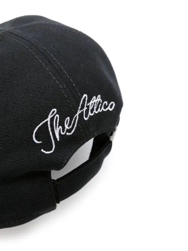 Attico Embroidered-logo Canvas Cap