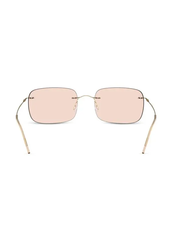 Giorgio Armani Square-frame Sunglasses - Gold