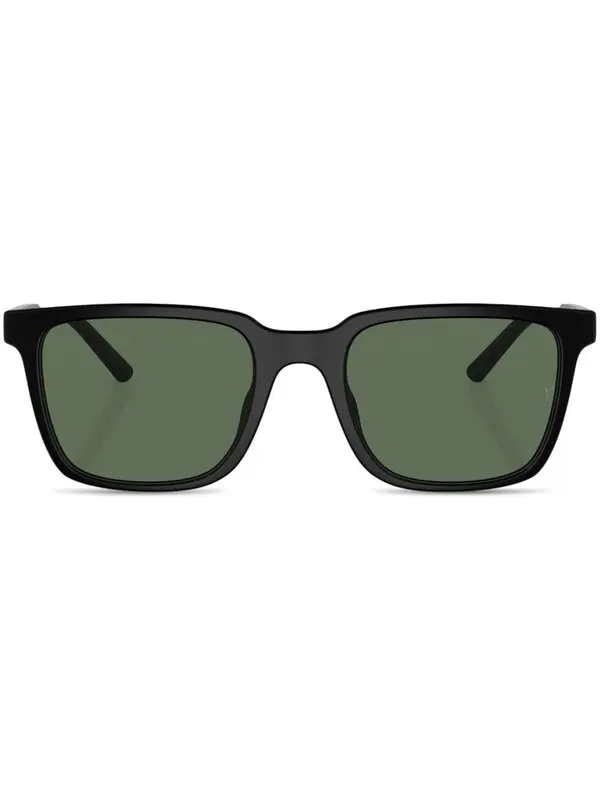 Oliver Spencer Square-frame Sunglasses - Black