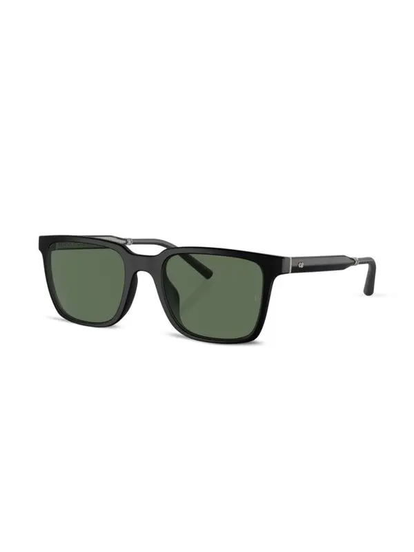 Oliver Spencer Square-frame Sunglasses - Black