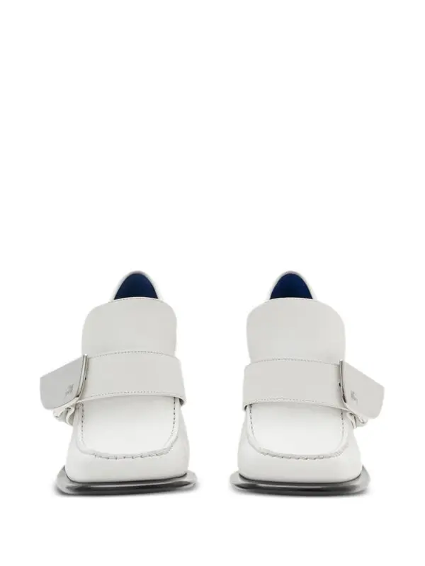 Burberry London Shield High-heel Pumps - White