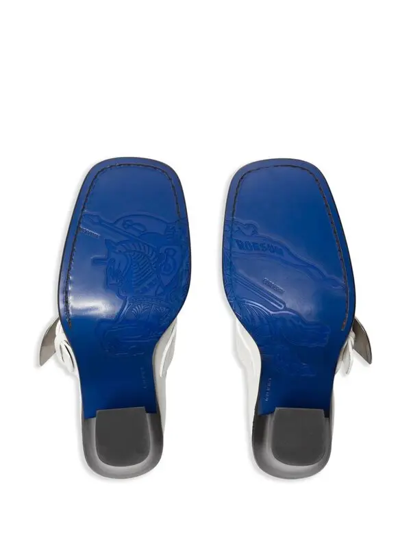 Burberry London Shield High-heel Pumps - White