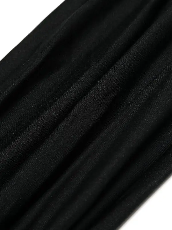 Attico Rubberised-logo Bandeau Bikini