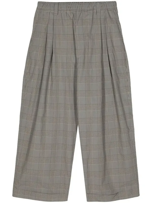 MERYLL ROGGE Plaid Cotton Trousers