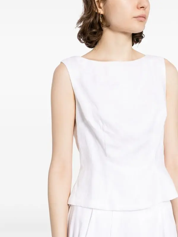 REFORMATION Moya Linen Set - White