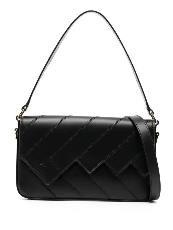 Missoni Flap Wave Leather Shoulder Bag