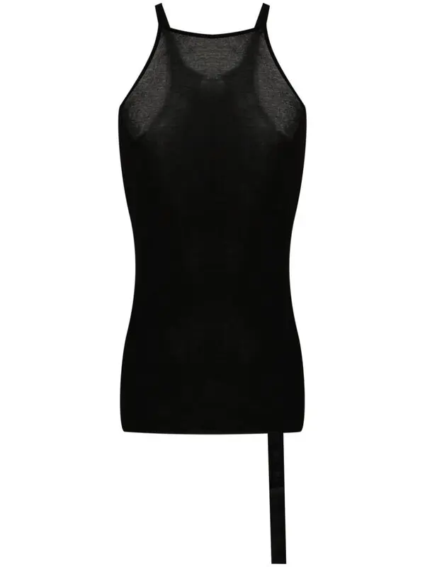 Rick Owens Racerback Cotton Tank Top