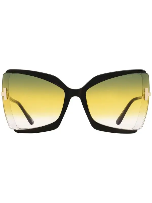 TOM FORD Gia Oversized-frame Sunglasses