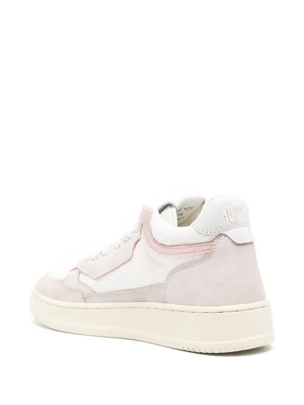 AUTRY Open Mid Leather Sneakers