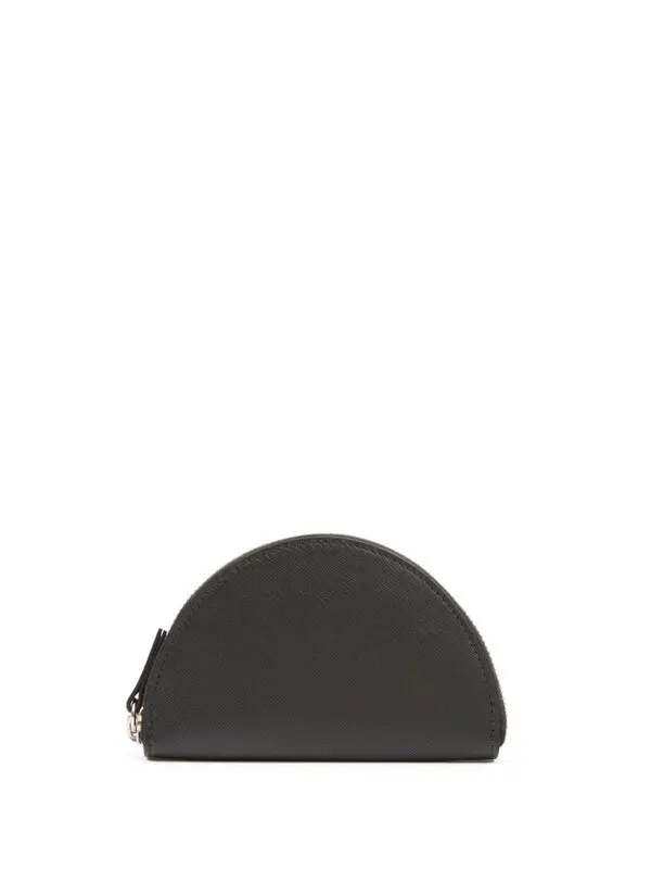 MAISON MARGIELA Micro Halfmoon Leather Clutch - Black