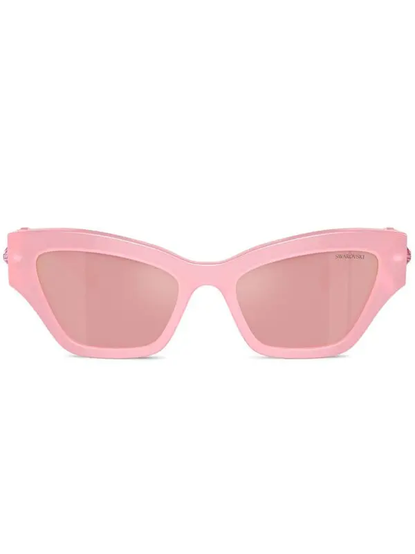 SWAROVSKI Crystal-embellished Cat-eye Sunglasses - Pink