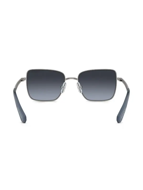 SWAROVSKI Crystal-embellished Square Sunglasses - Silver